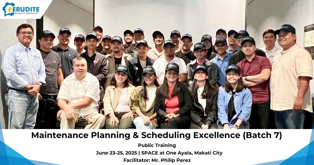 Public: Batch 7 of Maintenance Planning and Scheduling Excellence ...